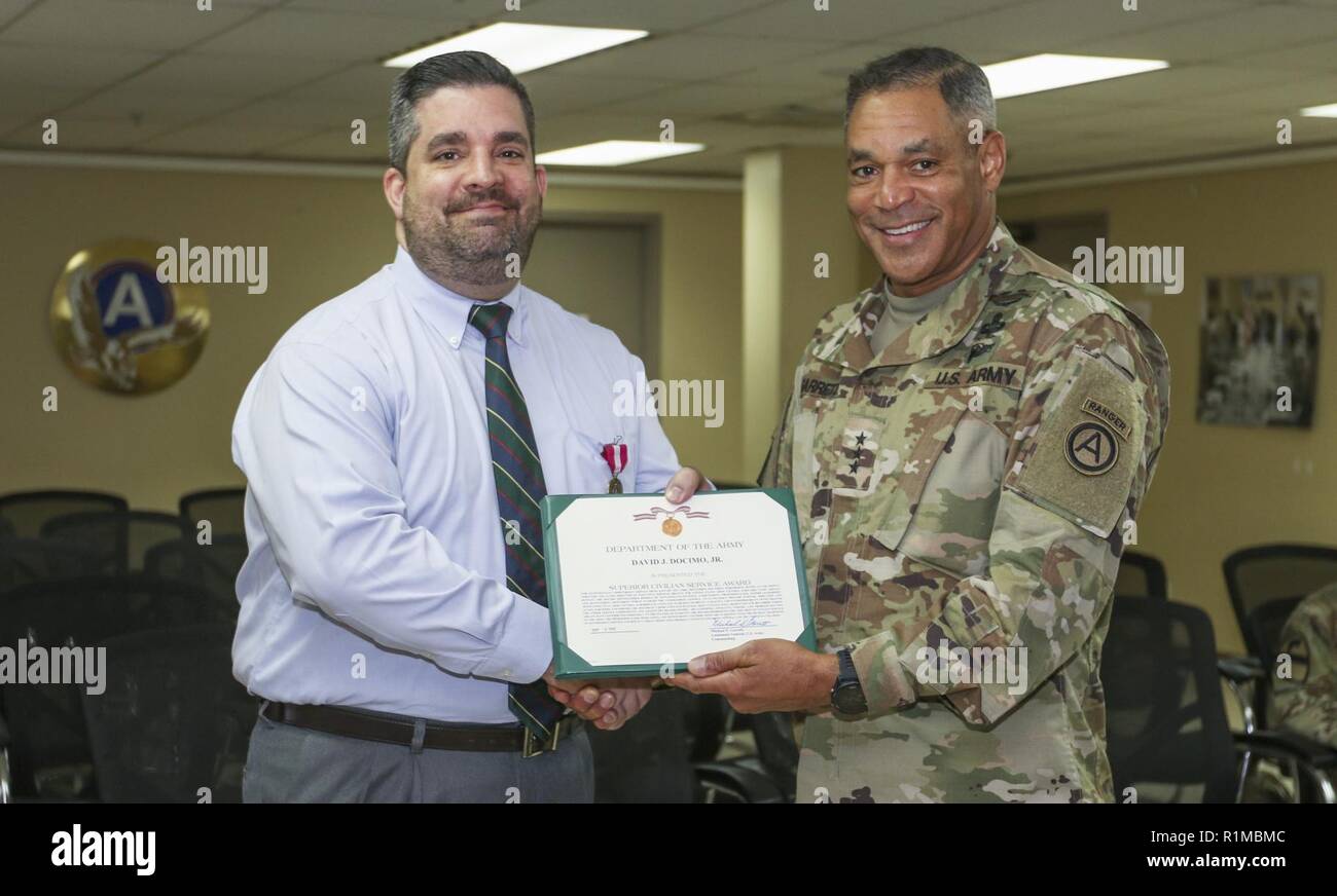 U.S. Army Lt. Gen. Michael X. Garrett, U.S. Army Central commander ...