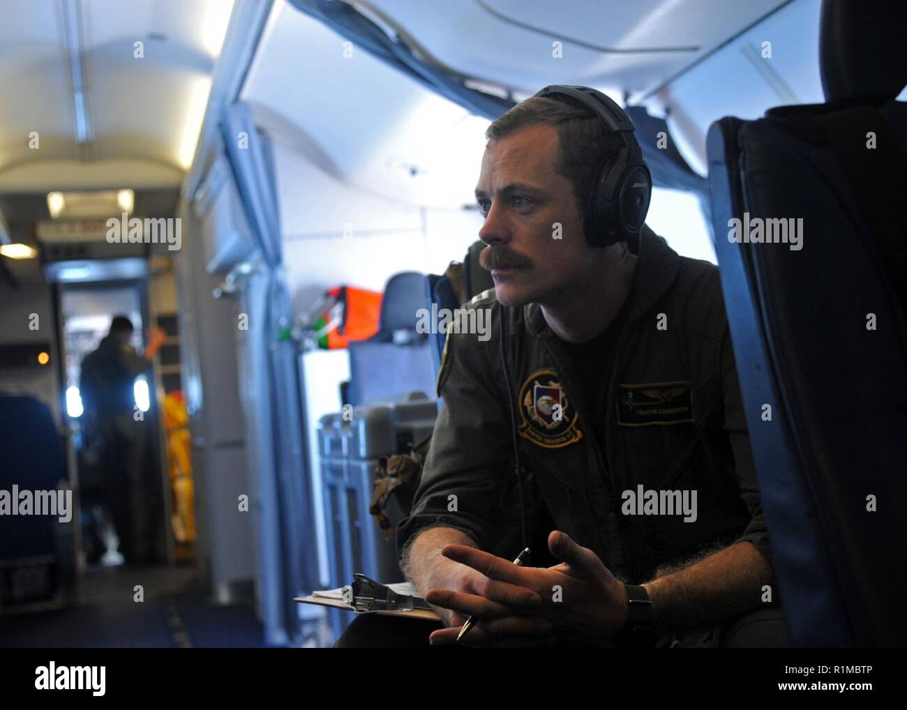 EAST CHINA SEA (Oct 23, 2018) — Lt. Travis Cameron, attached to Patrol ...