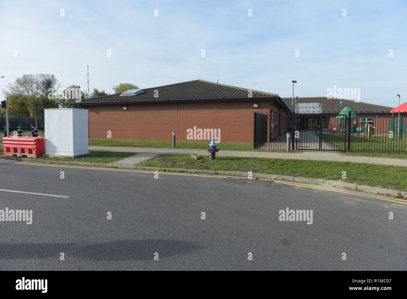 U.S. Air Force child development center in building 288 at RAF ...