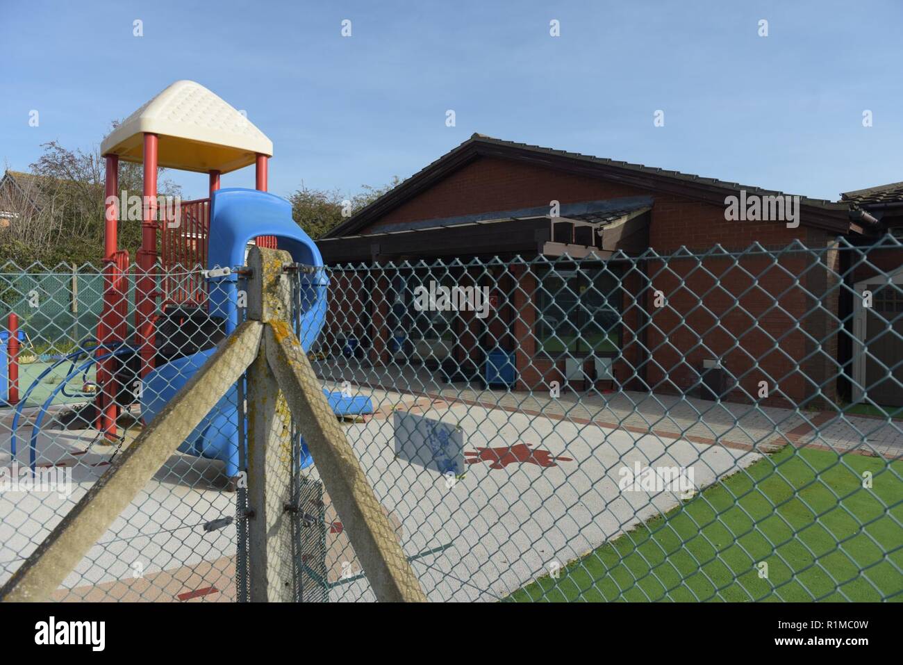 U.S. Air Force child development center in building 288 at RAF ...