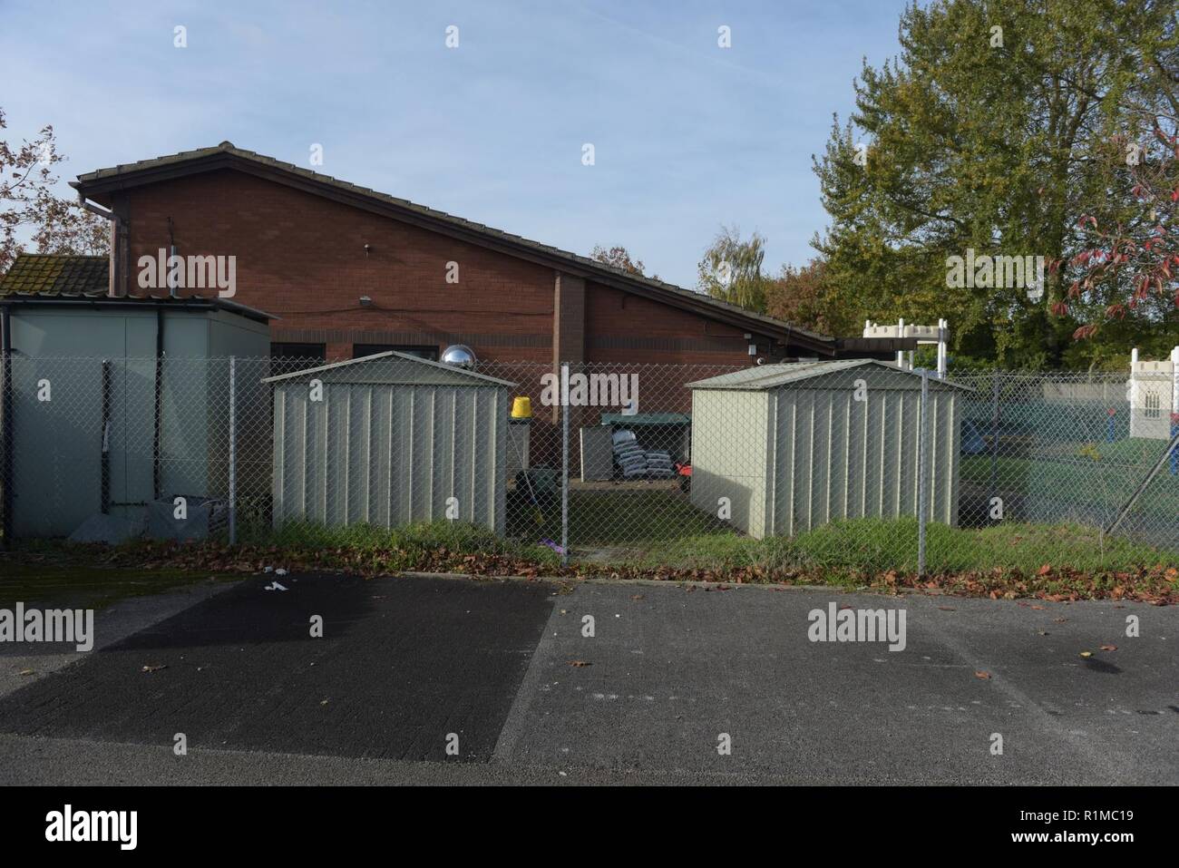 U.S. Air Force child development center in building 288 at RAF ...