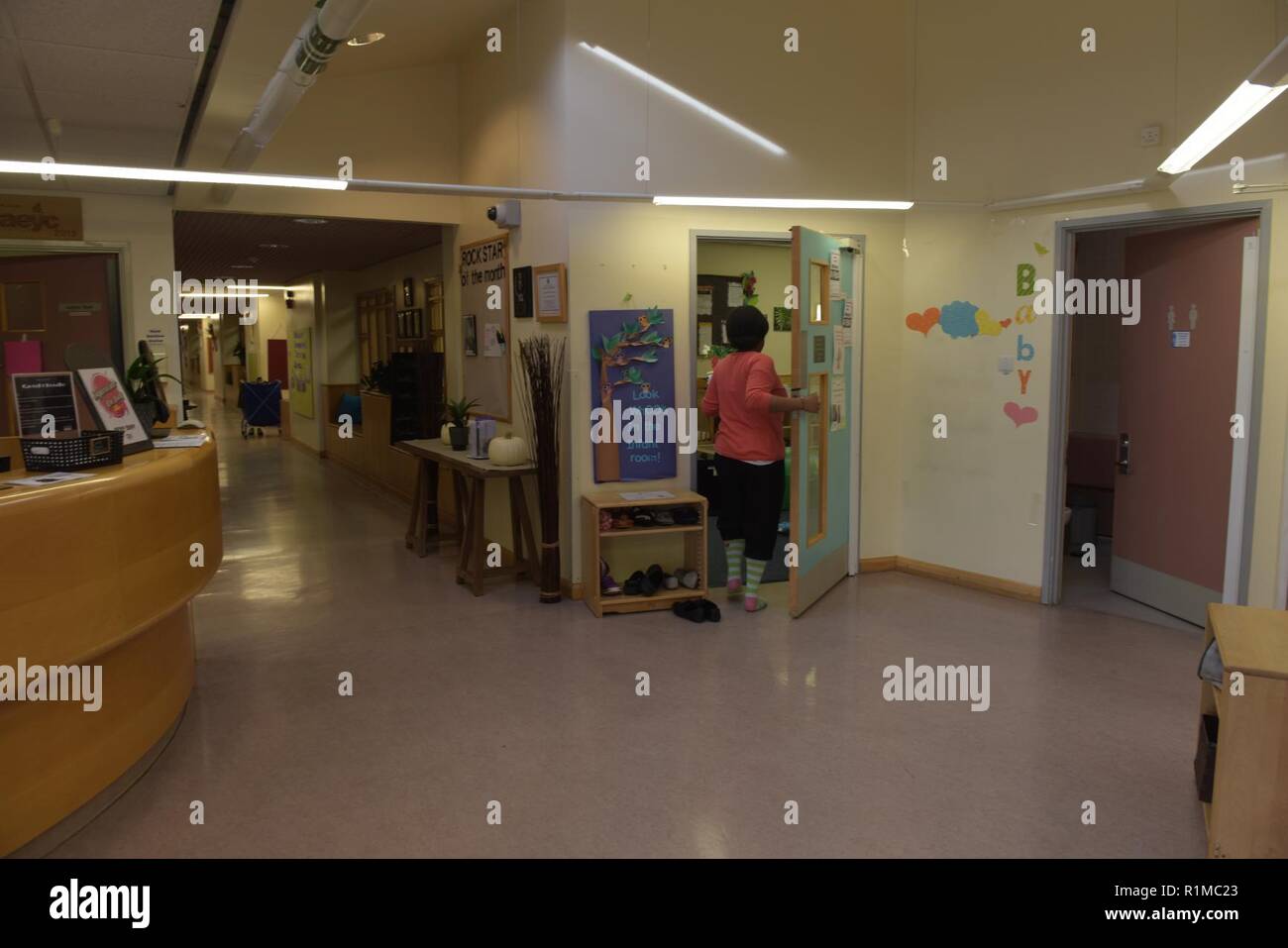 U.S. Air Force child development center in building 288 at RAF ...