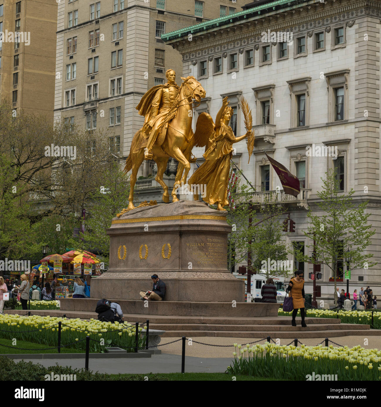 General Sherman Statue in Central Park, Manhattan, New York City, New ...