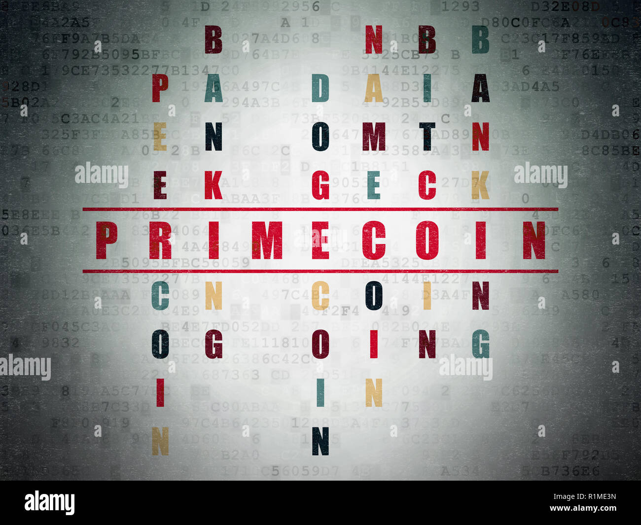 Cryptocurrency concept: Primecoin in Crossword Puzzle Stock Photo - Alamy