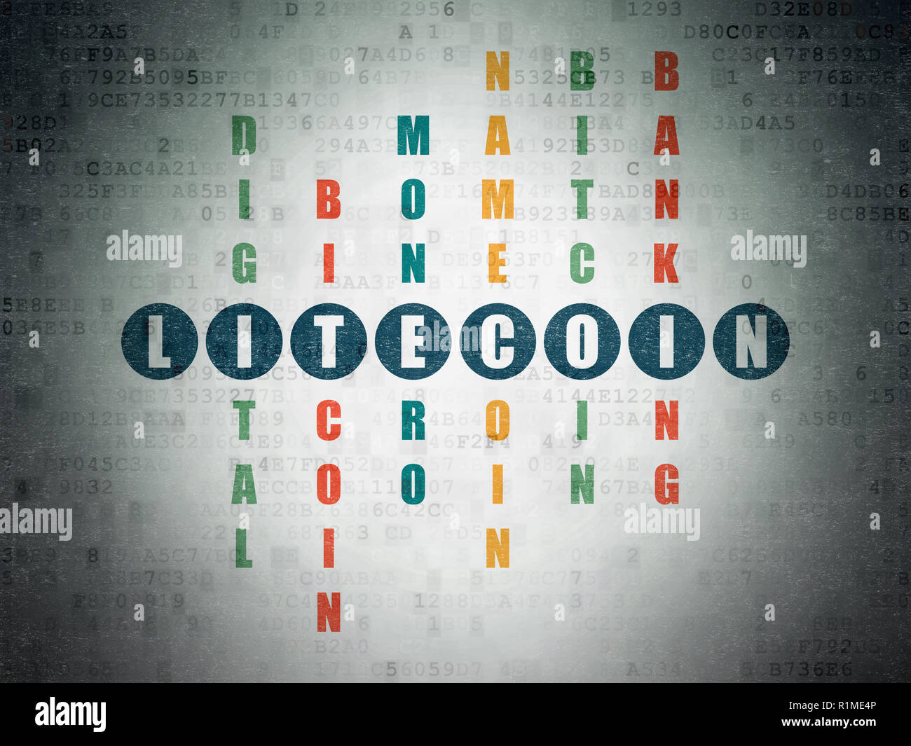 Cryptocurrency concept: Litecoin in Crossword Puzzle Stock Photo - Alamy