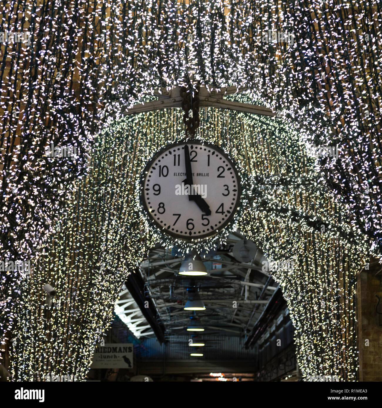 Clock at Chelsea Market, Chelsea, Manhattan, New York City, New York ...
