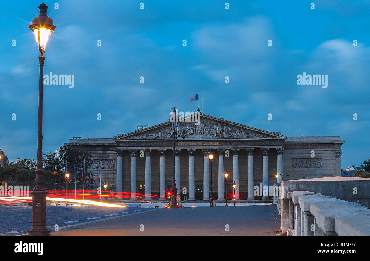 The French national Assembly , Paris, France Stock Photo - Alamy