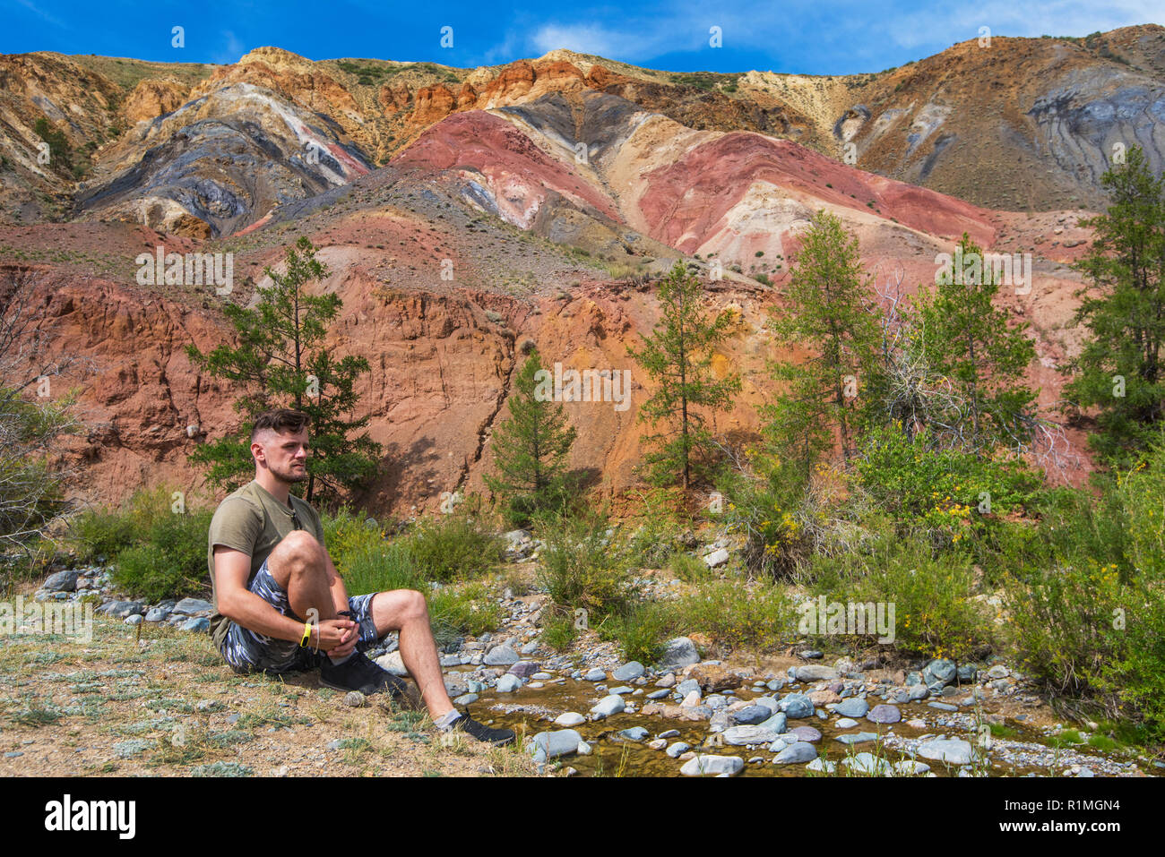 Valley of Mars landscapes Stock Photo - Alamy