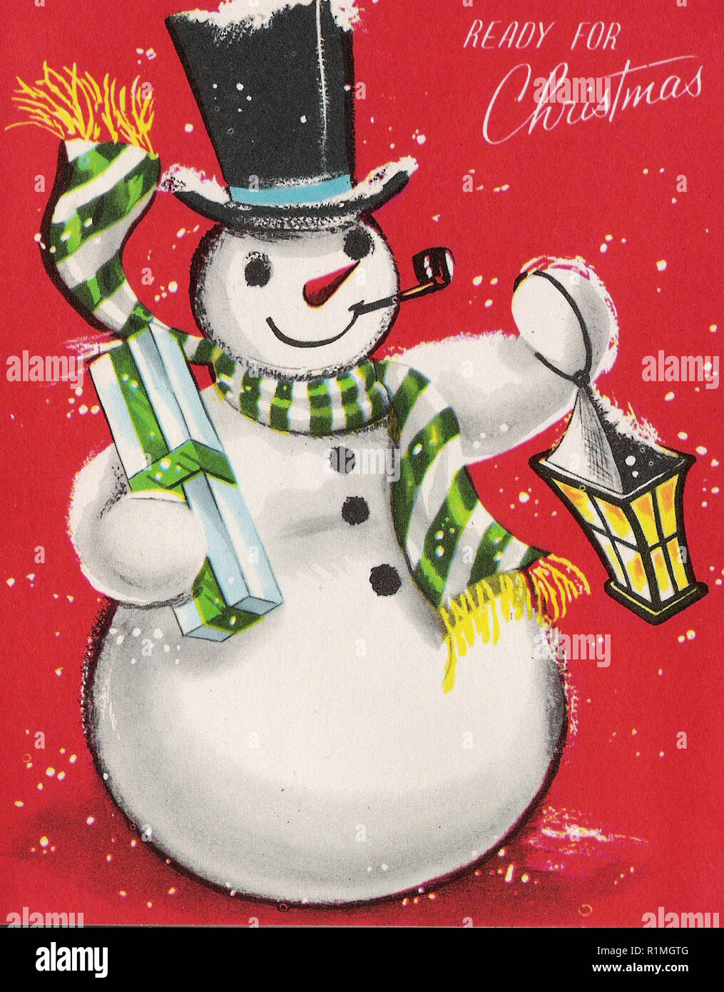 Retro Snowman Images