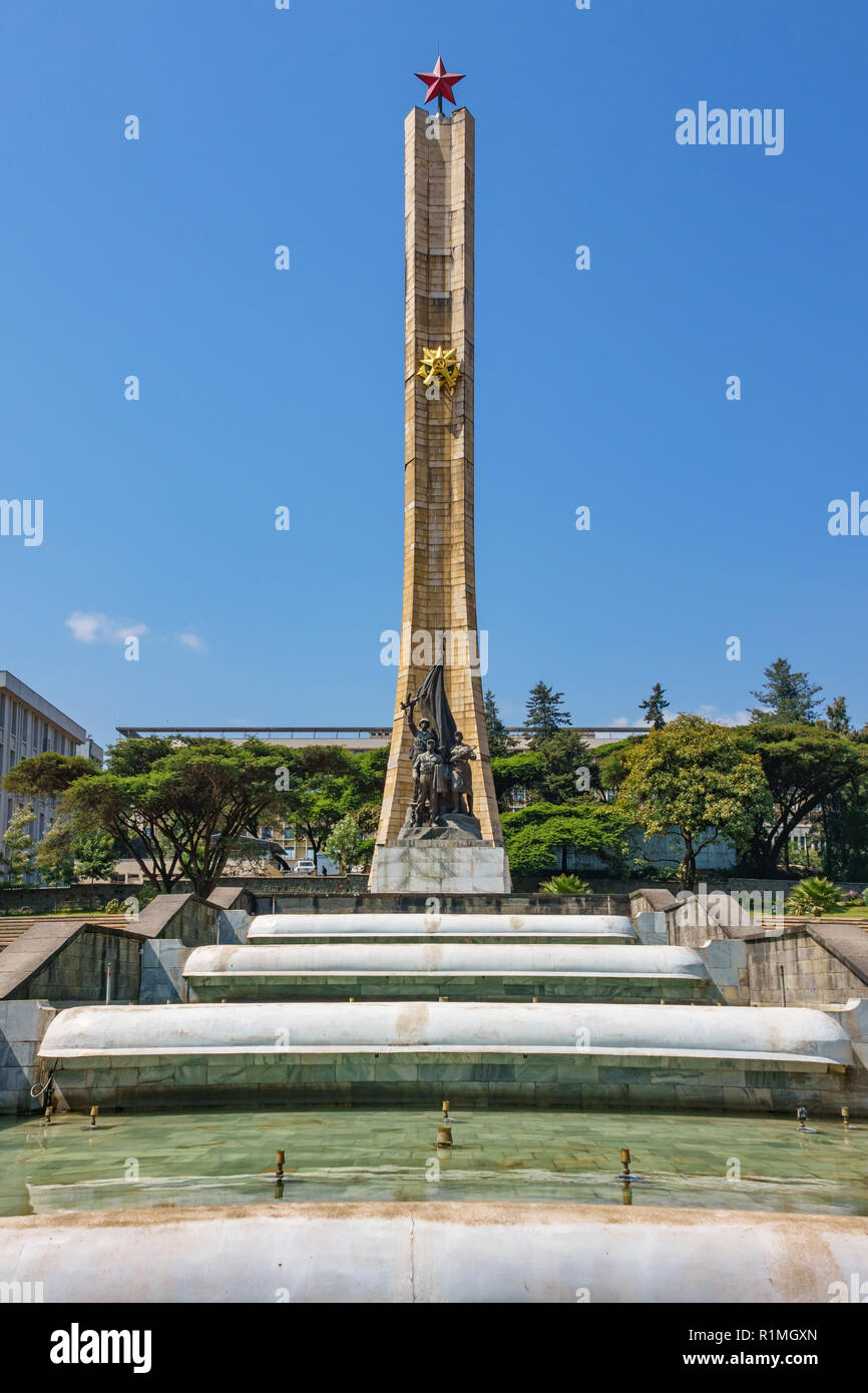 Tiglachin monument in Addis Ababa Ethiopia Stock Photo - Alamy