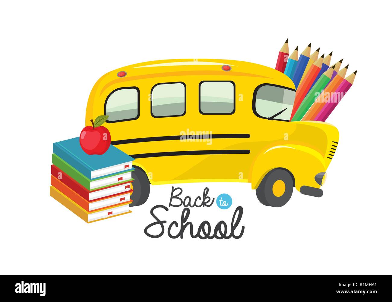 Kids school bus books hi-res stock photography and images - Alamy