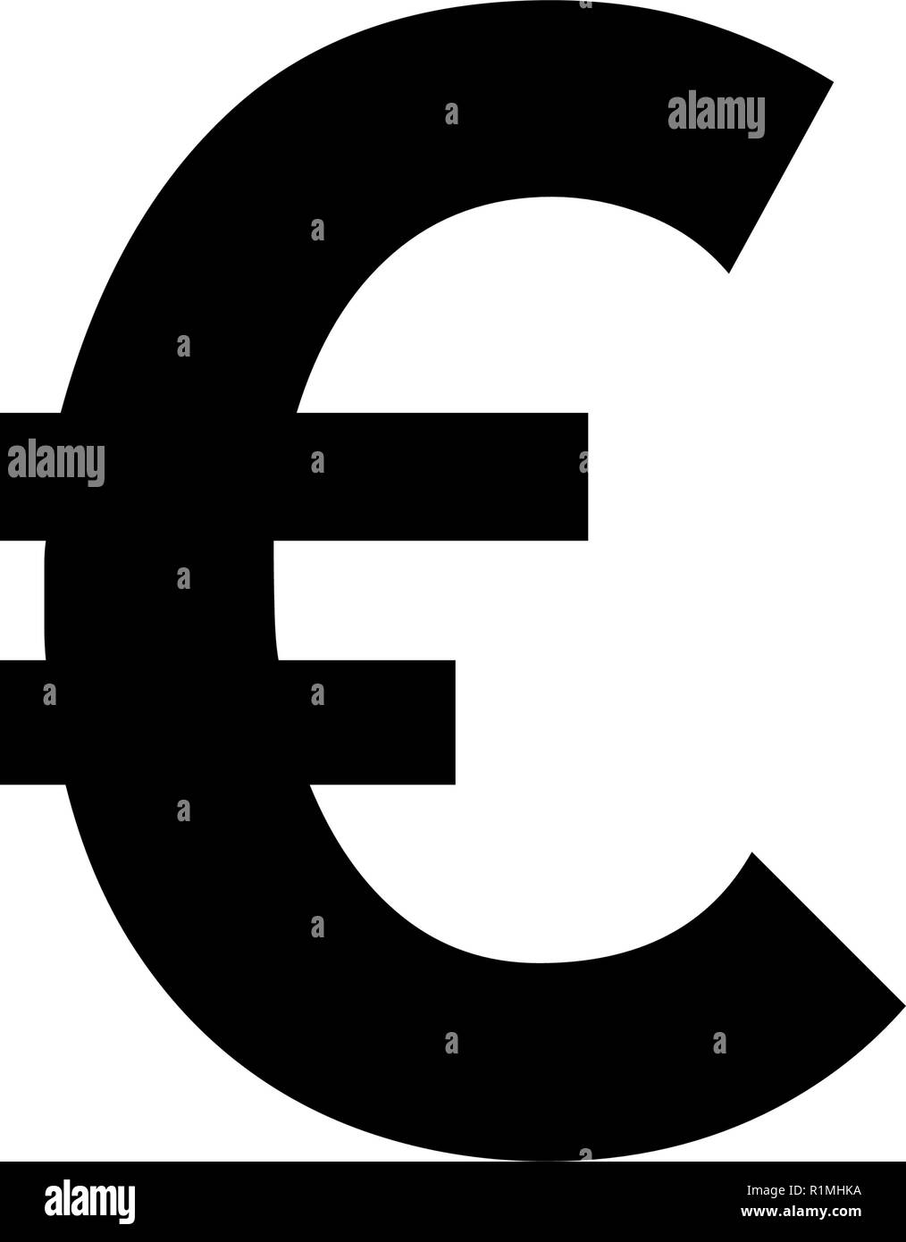 With an euro sign Black and White Stock Photos & Images - Alamy