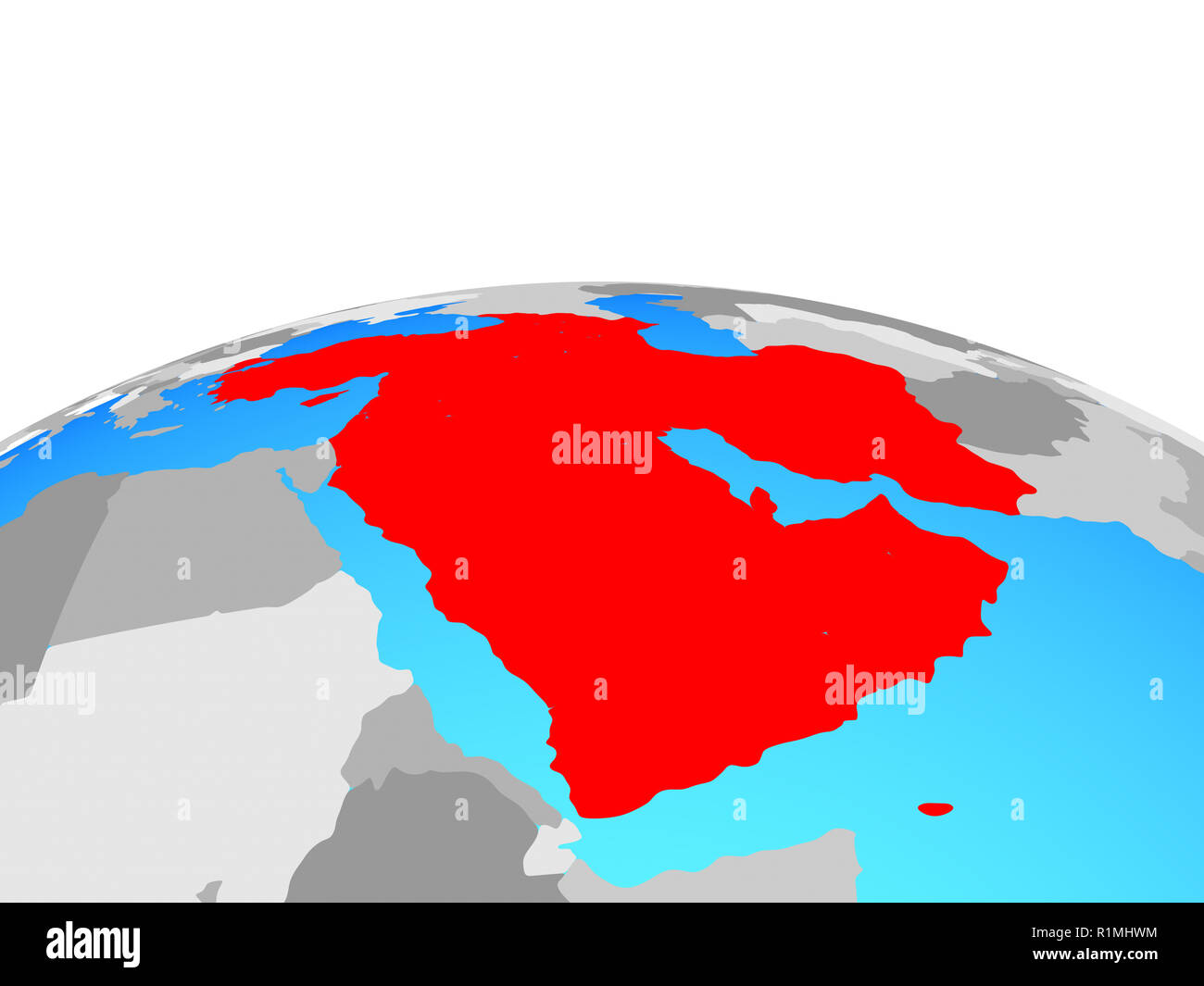 Western asia political map hi-res stock photography and images - Alamy