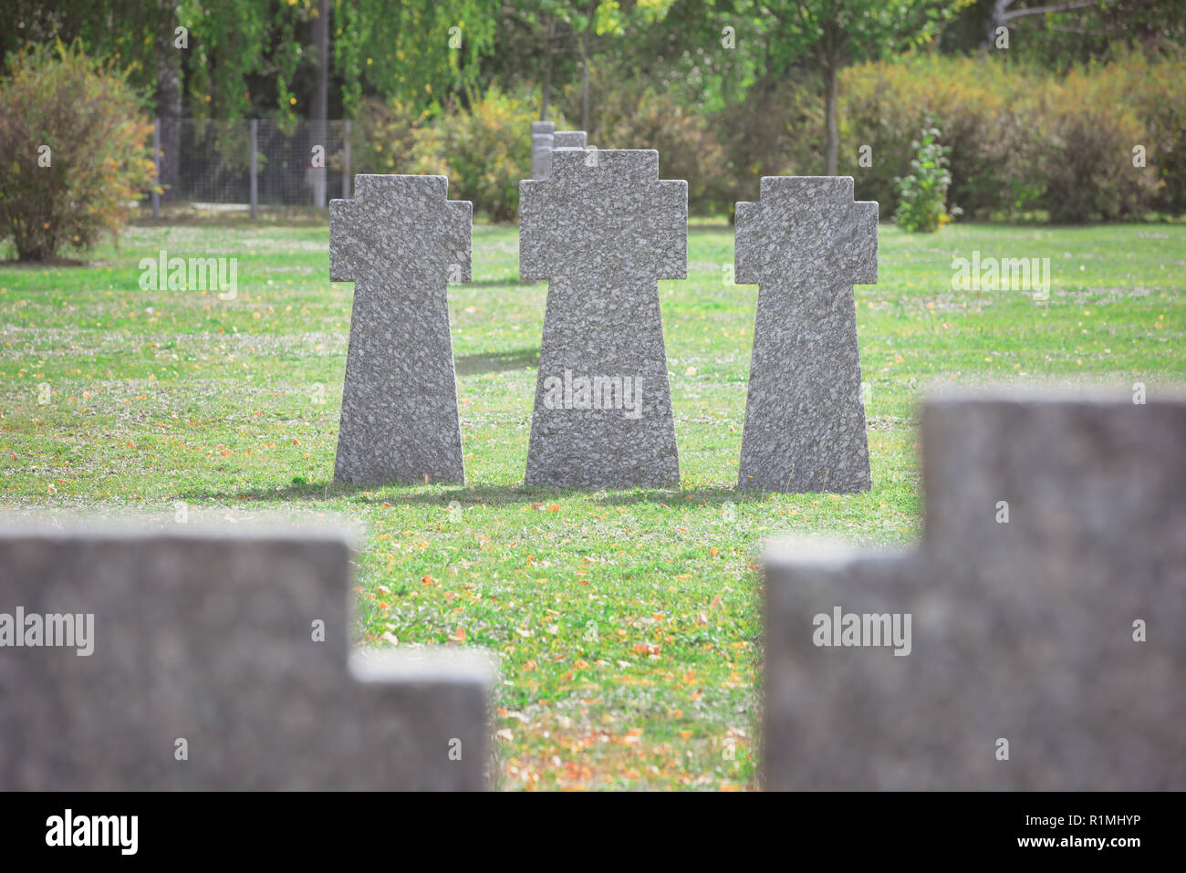 Row Of Old Tombstones High Resolution Stock Photography and Images - Alamy