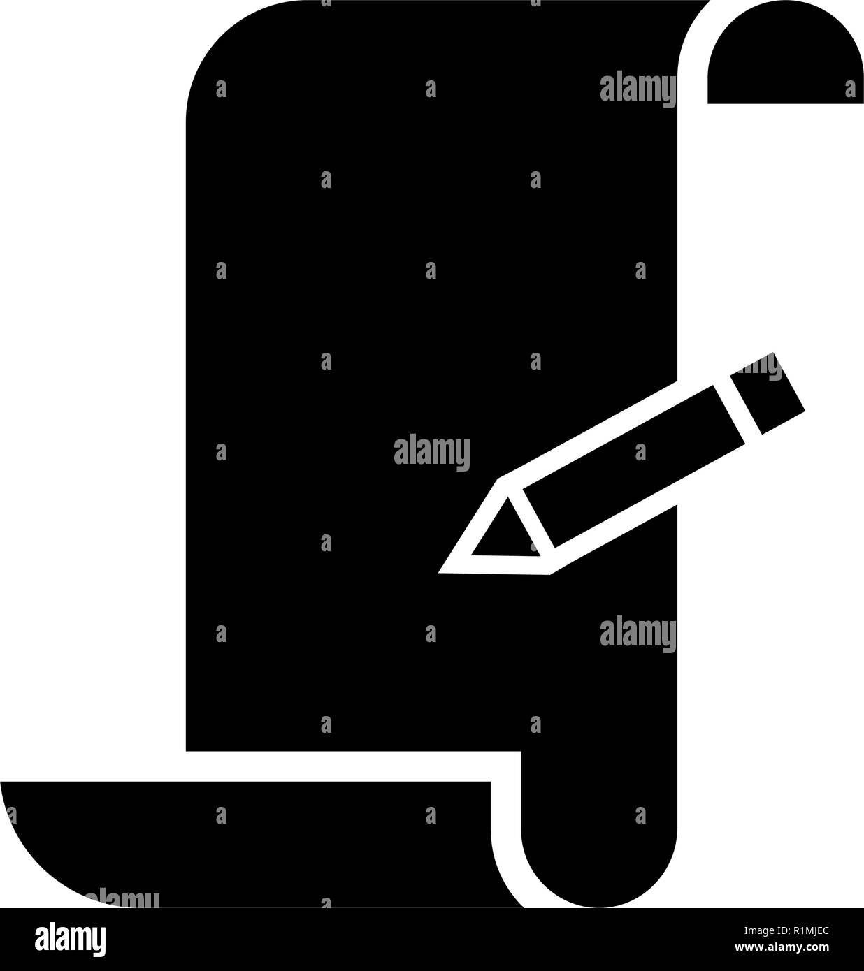 Scroll and pen Stock Vector Images - Alamy