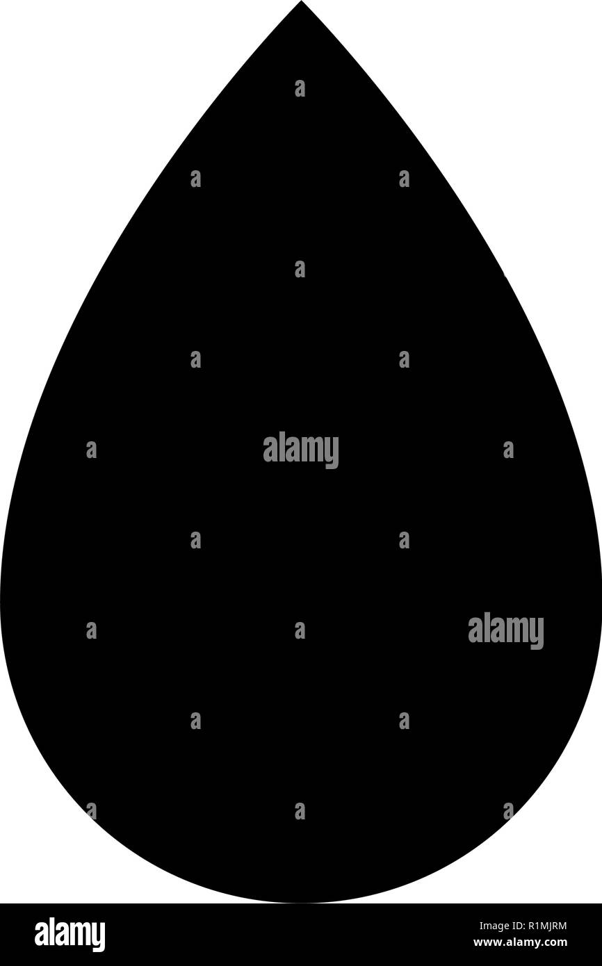 Water drop glyph icon Stock Vector Image & Art - Alamy