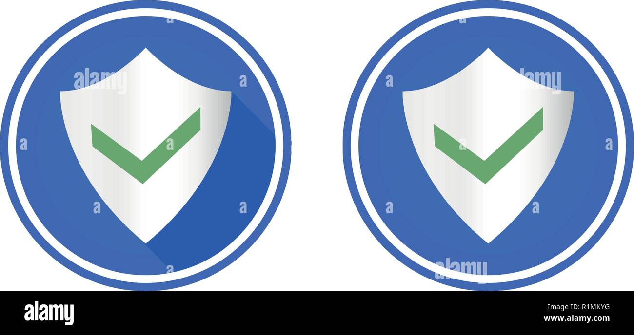 Shield check mark hi-res stock photography and images - Alamy