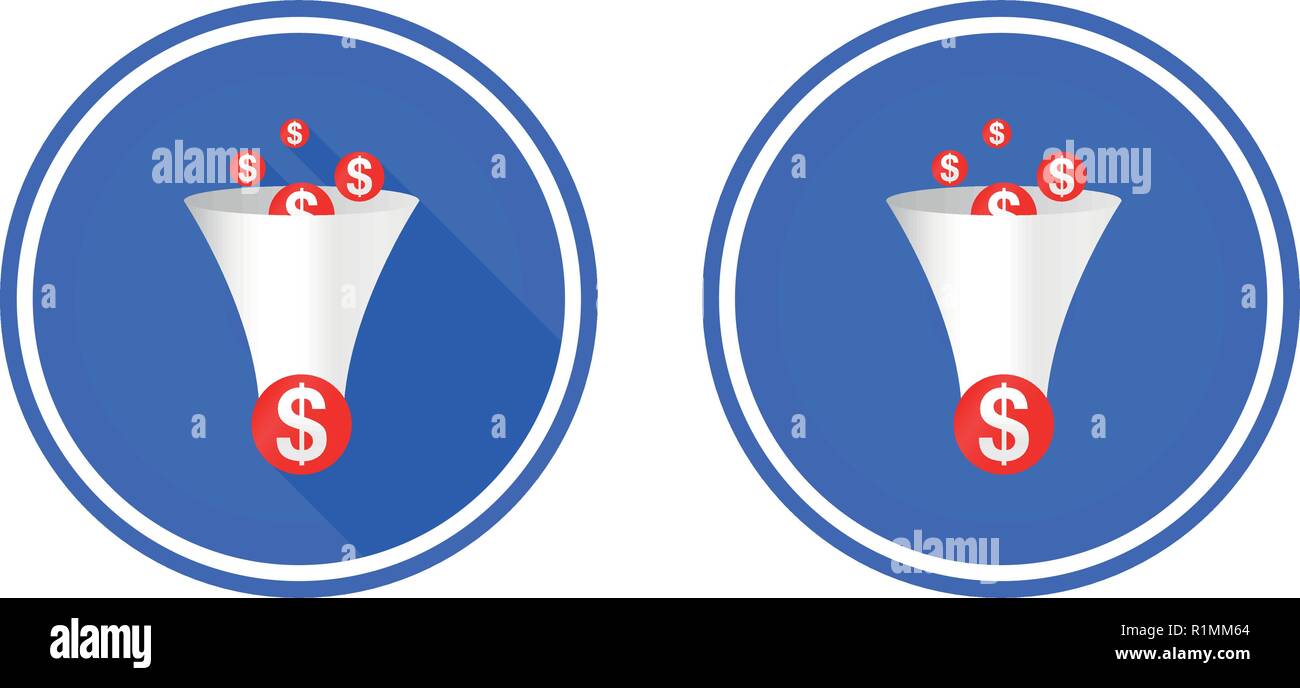 Sales pipeline icon vector vectors hi-res stock photography and images ...