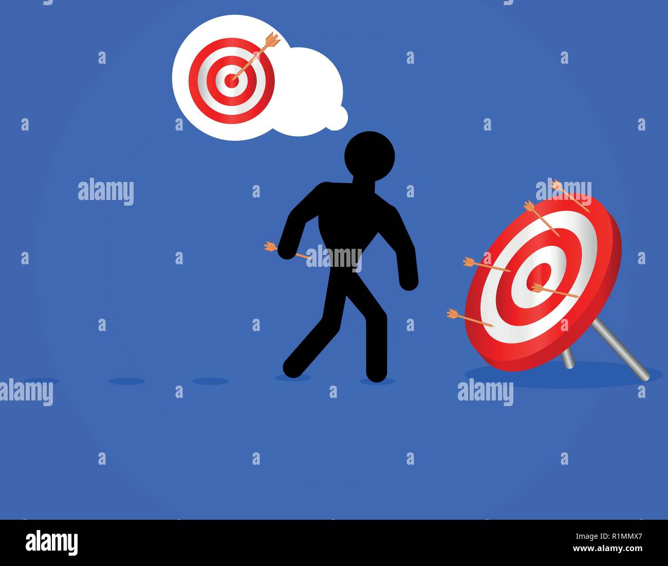 Target stick Stock Vector Images - Alamy