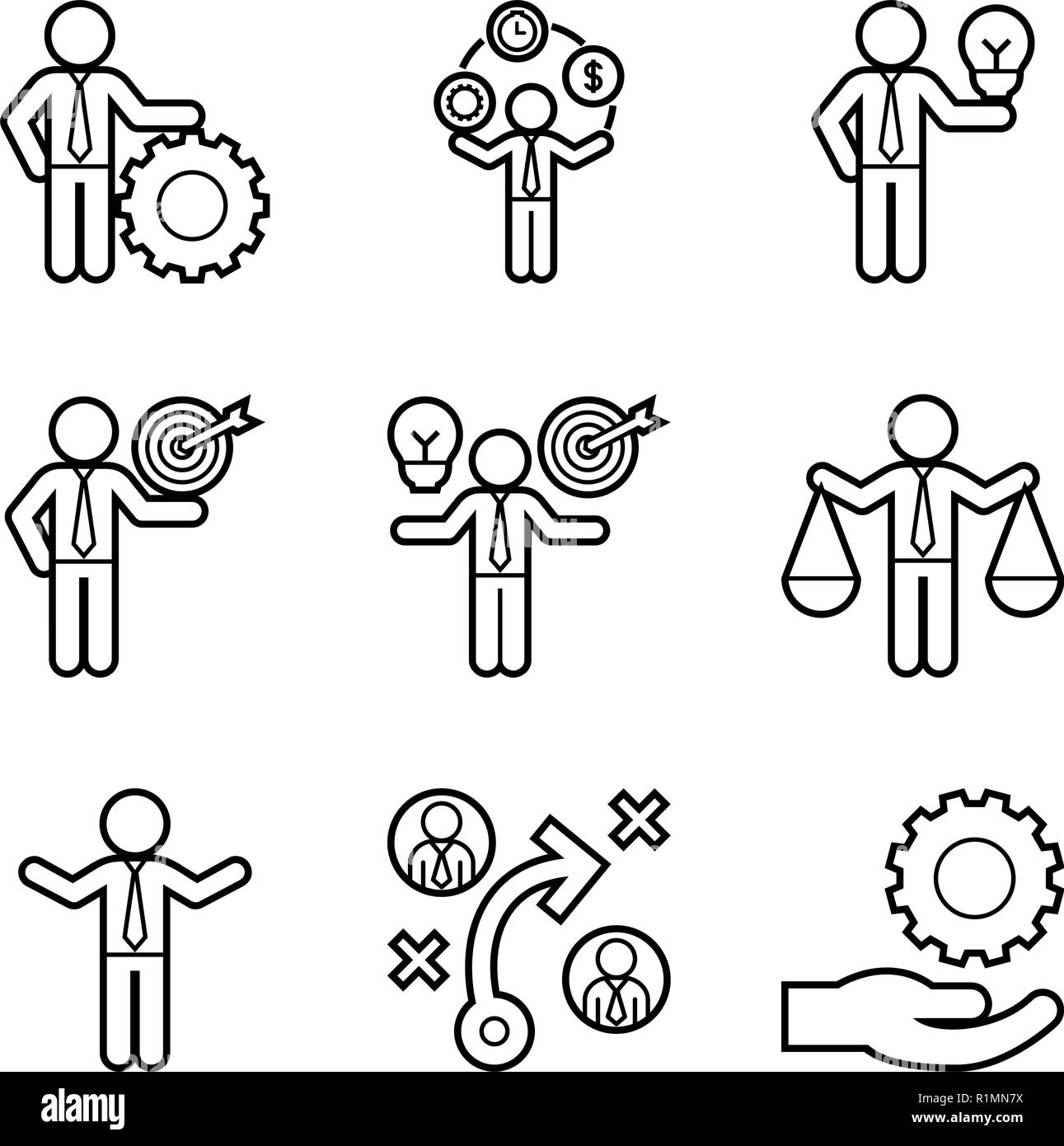 Management of company Stock Vector Images - Alamy