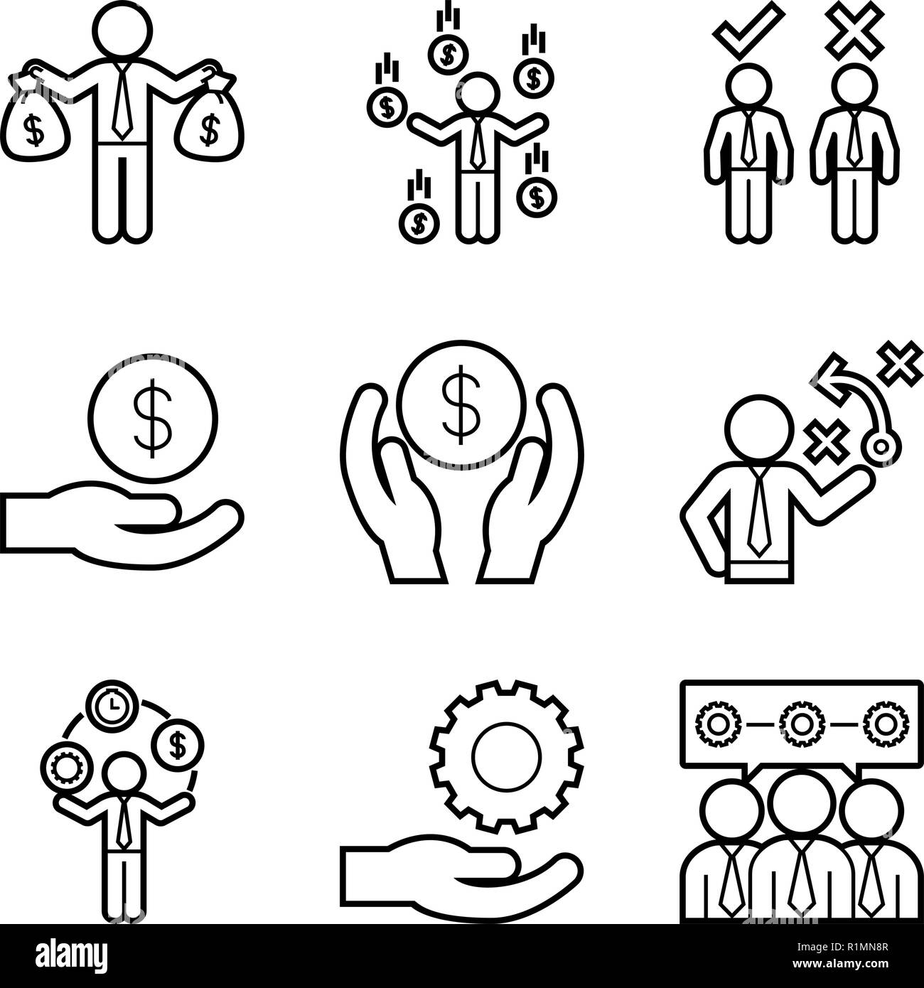 Profitability icon hi-res stock photography and images - Alamy