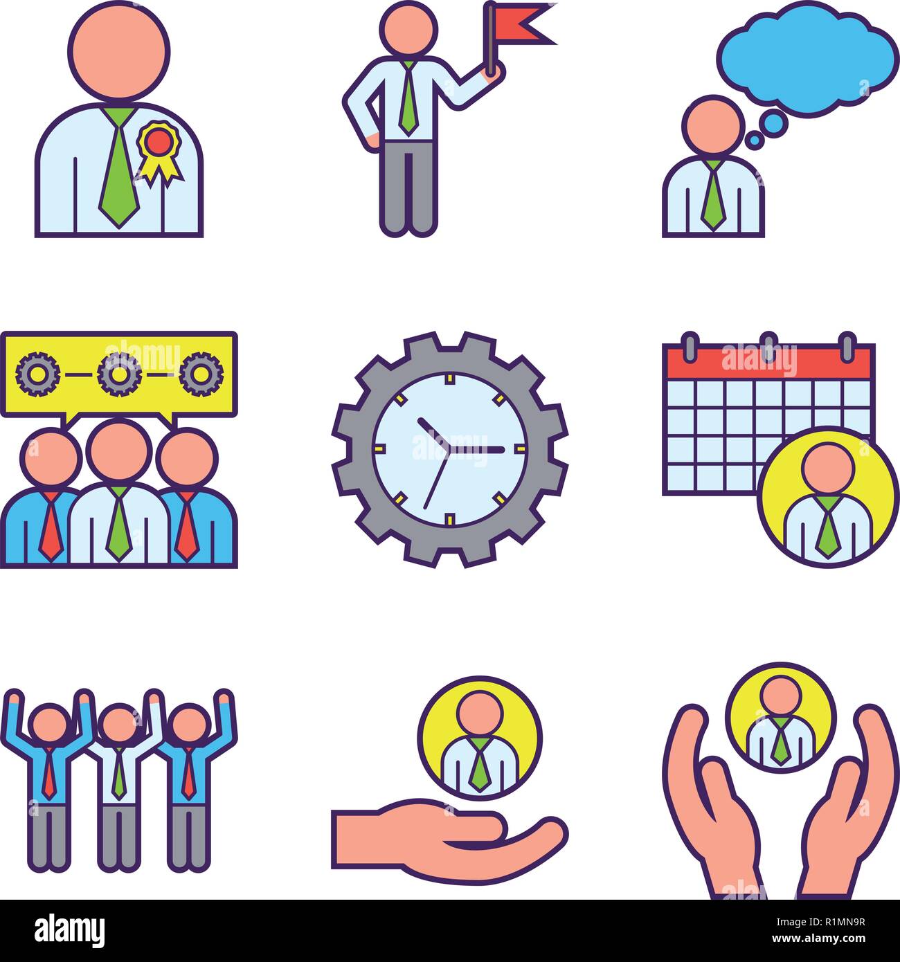 Resources and strategy Stock Vector Images - Alamy