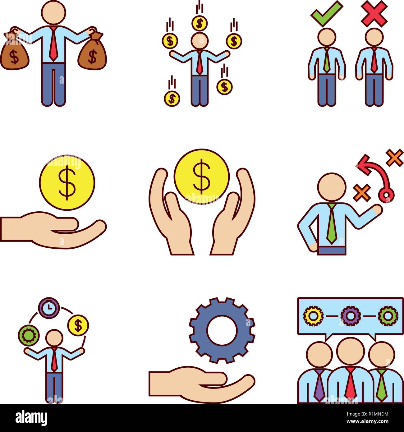 Profitability icon hi-res stock photography and images - Alamy