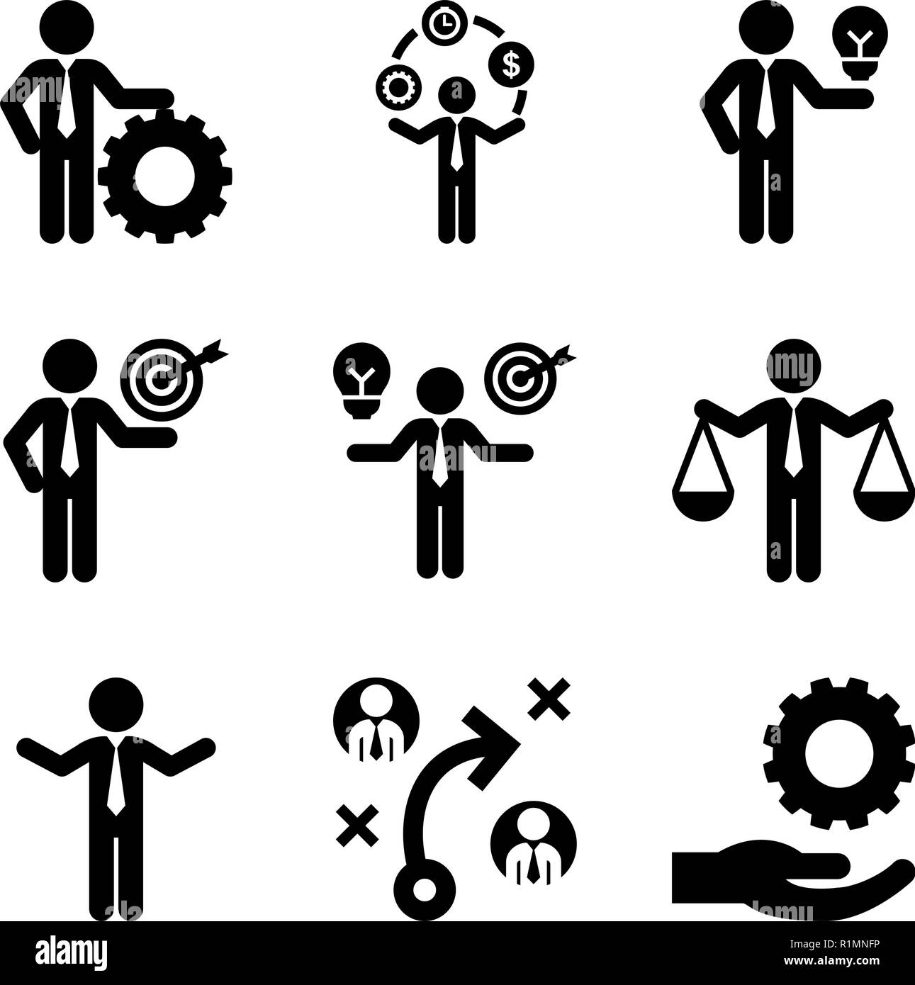 Plan strategy management goal Stock Vector Images - Alamy