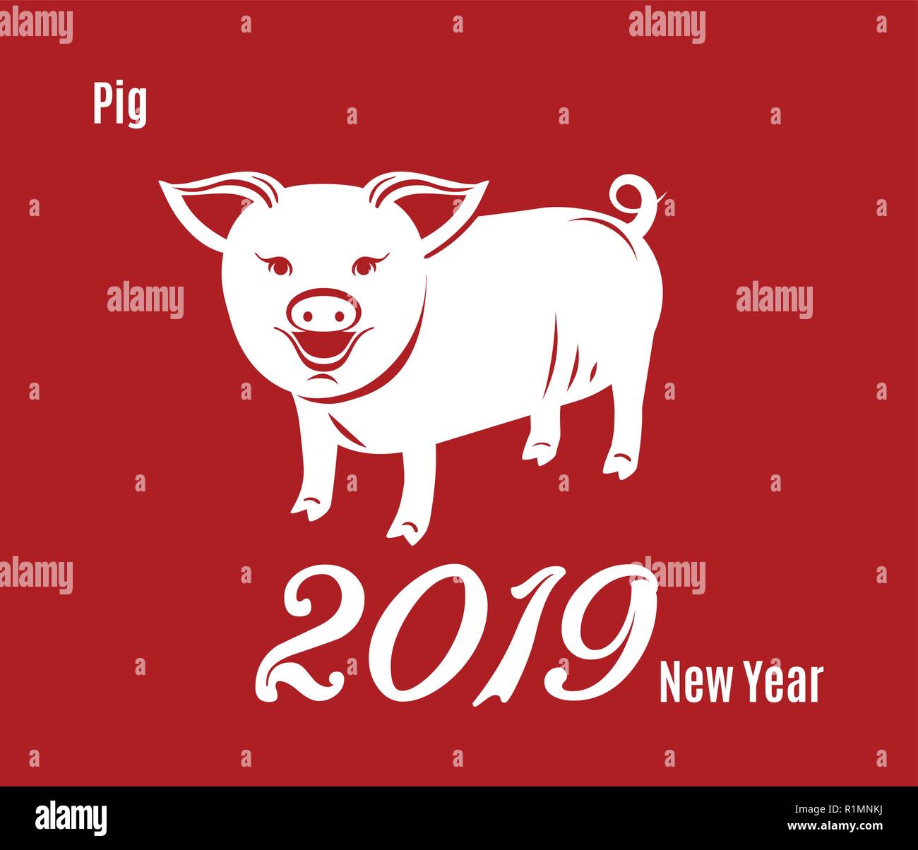 Pig icon hi-res stock photography and images - Alamy