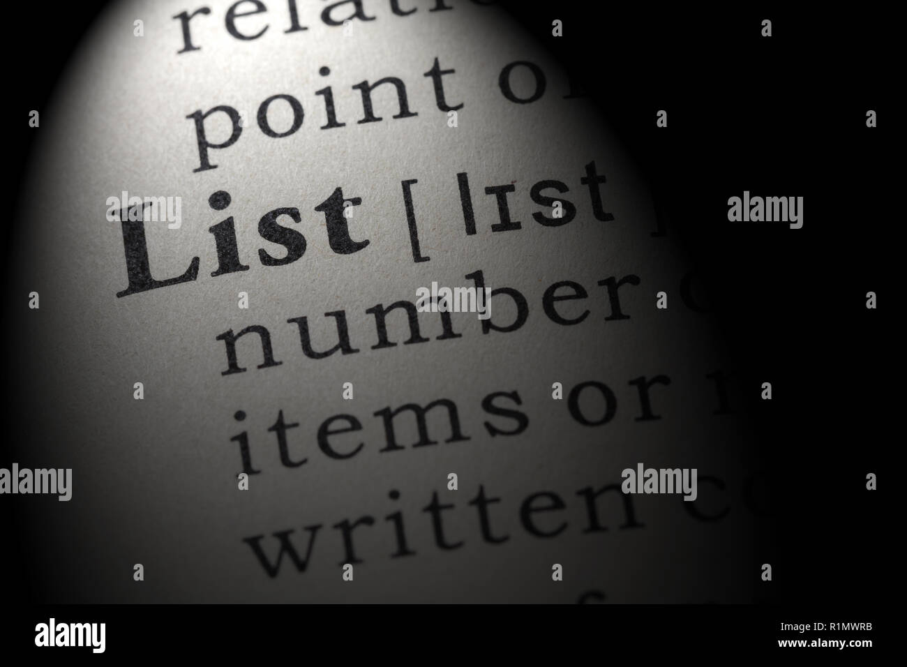 Fake Dictionary, Dictionary definition of the word list . including key ...