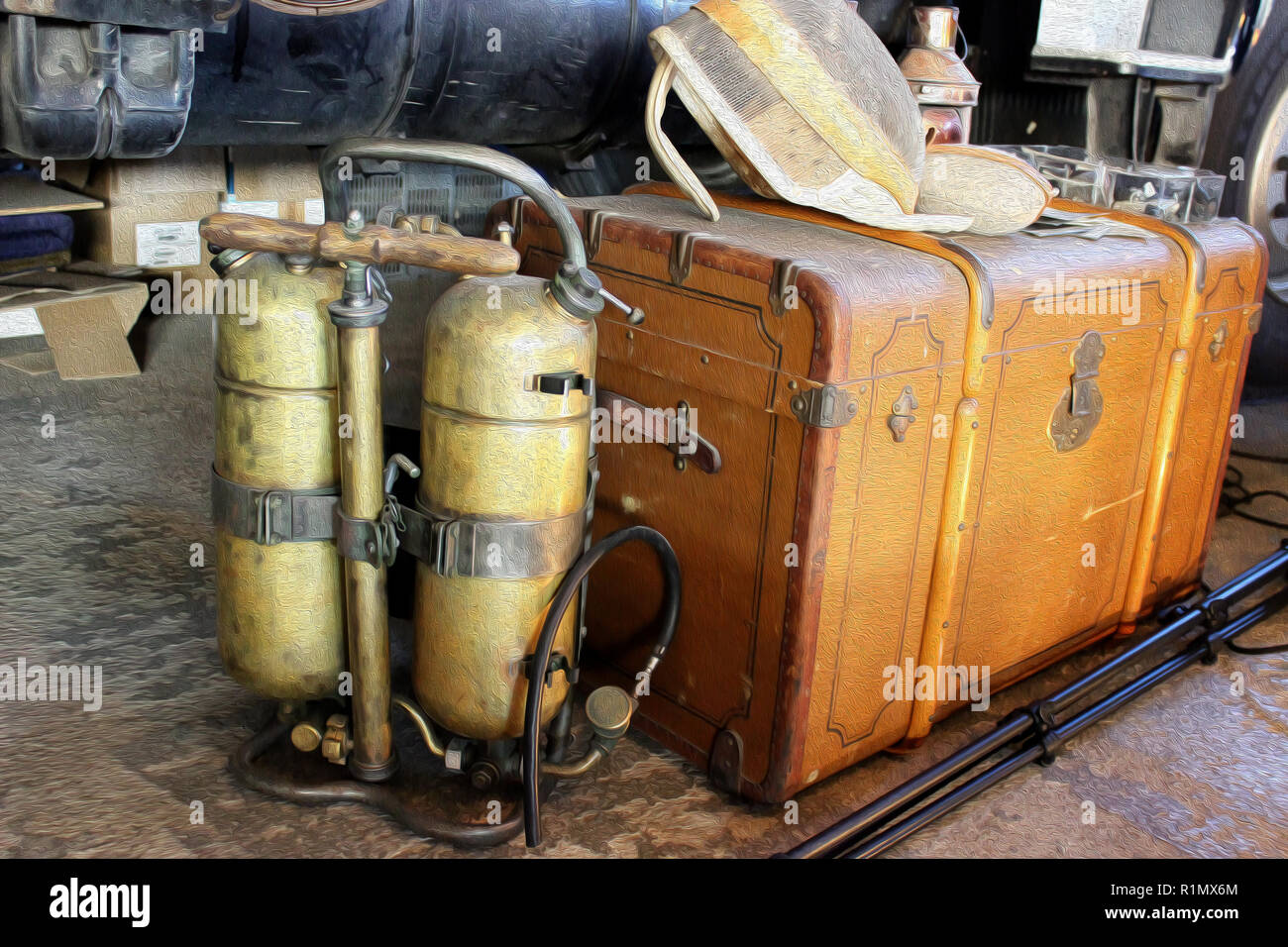 Steampunk fantasy world hi-res stock photography and images - Alamy
