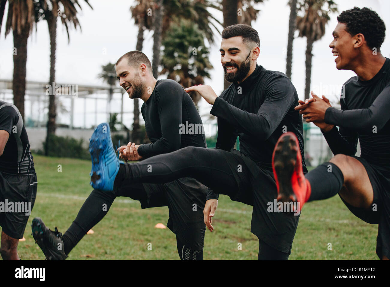 Happy Football Player