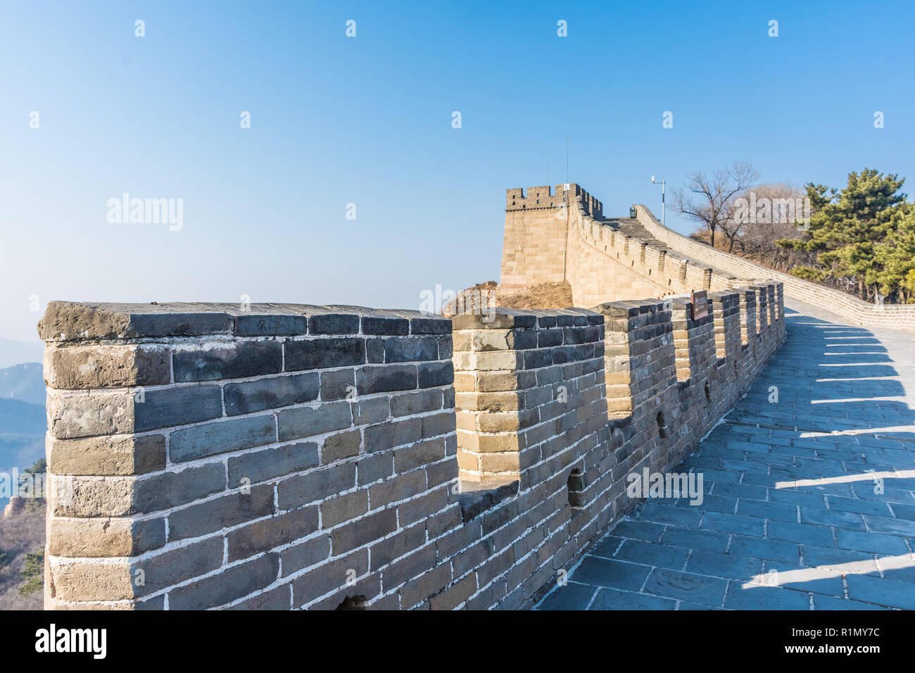 The Great Wall of China, section of Badaling, China Stock Photo - Alamy