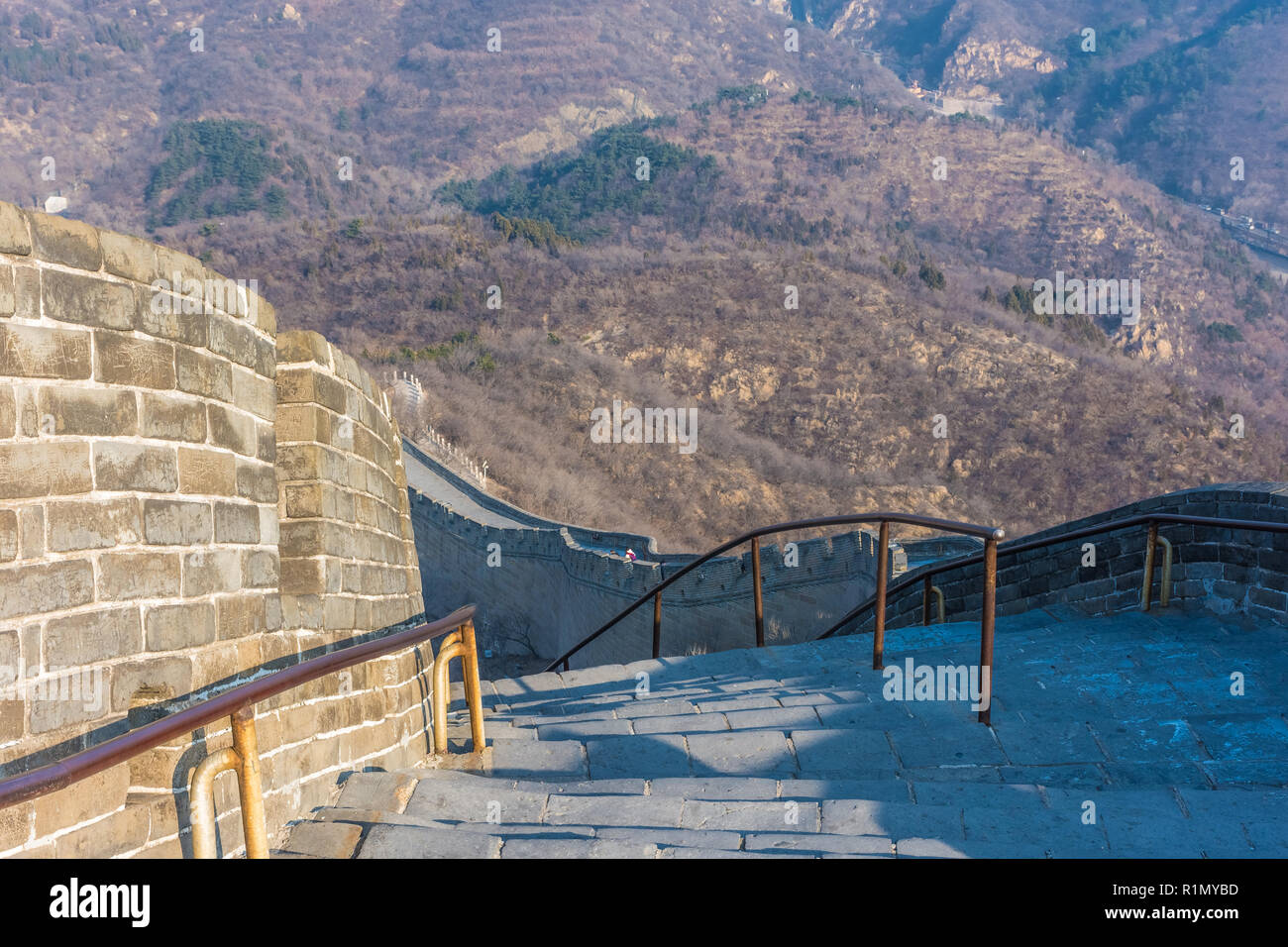 The Great Wall of China, section of Badaling, China Stock Photo - Alamy