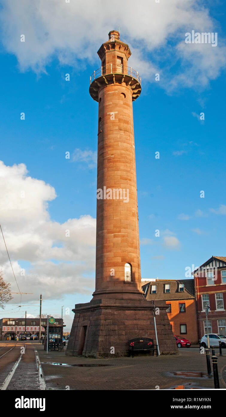 Pharos or Upper lighthouse on Pharos Street Fleetwood Lancashire ...