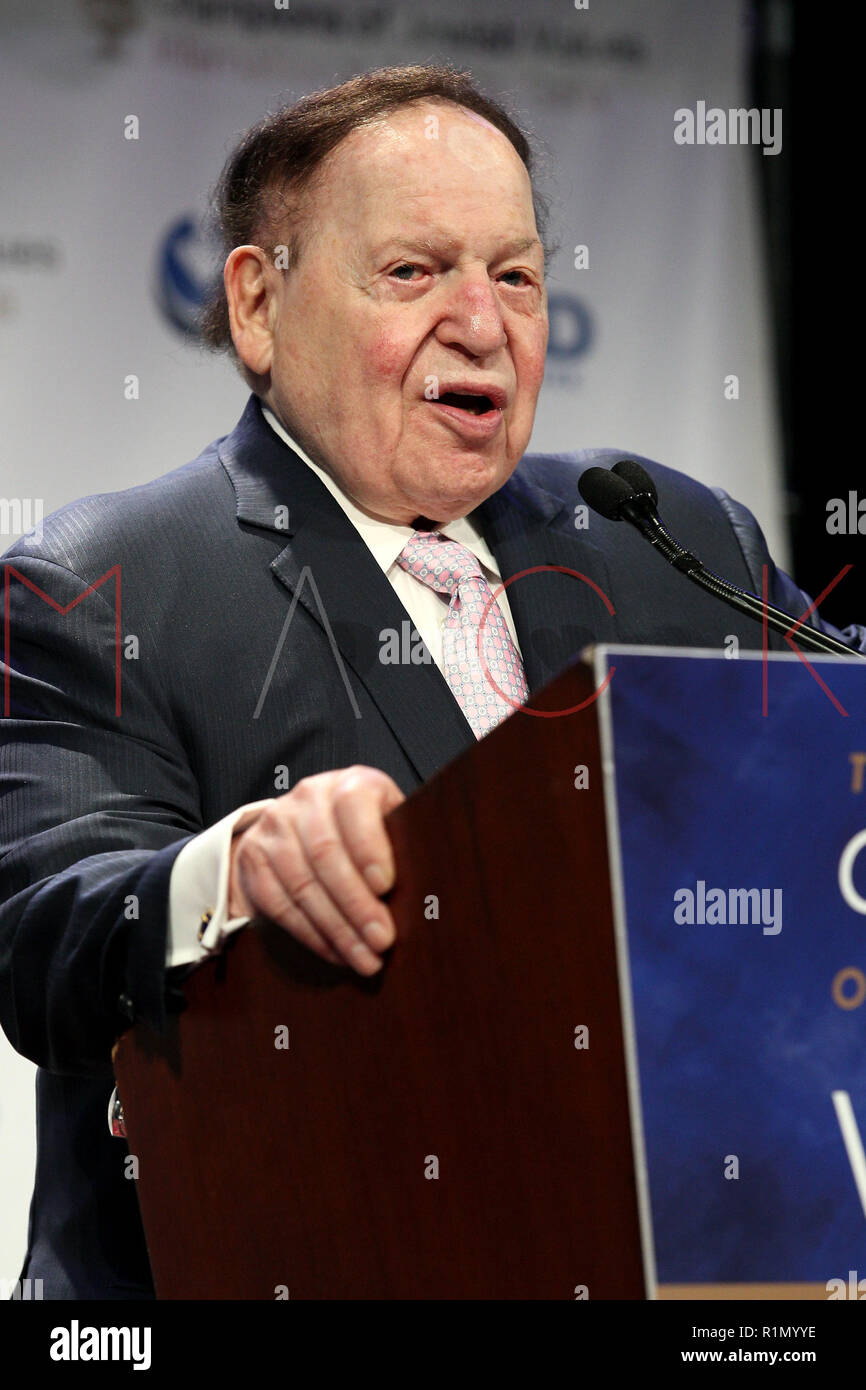 NEW YORK, NY - MAY 05: Casino magnate Sheldon G. Adelson in attendance ...
