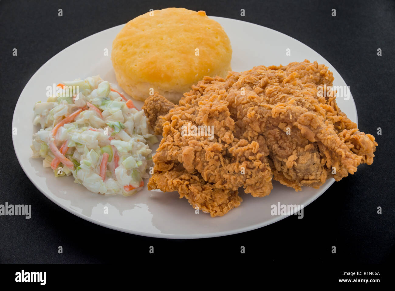 Southern fried chicken and salad hi-res stock photography and images ...