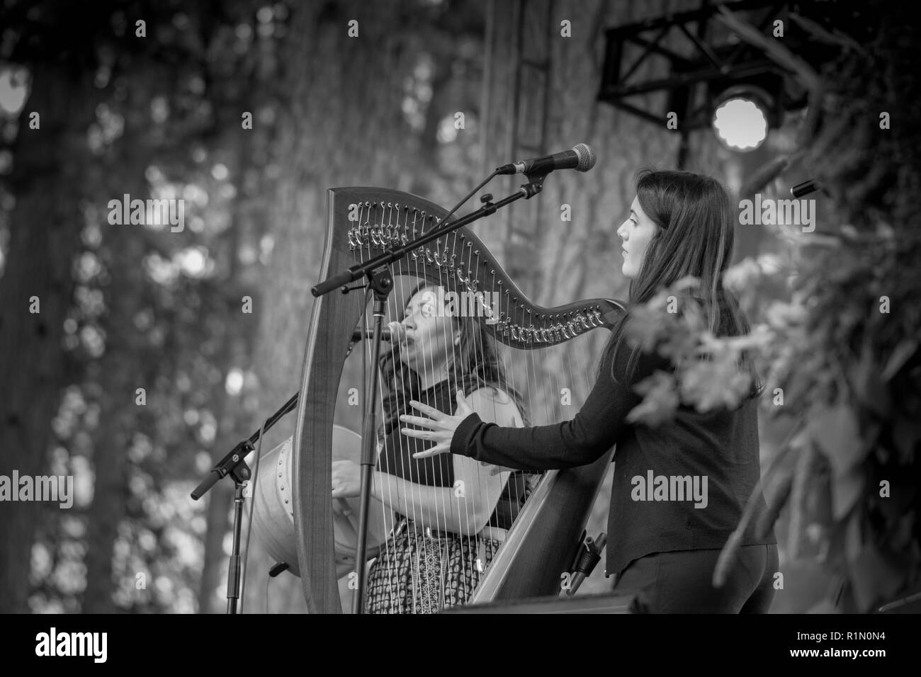 Grass Valley, California, USA - 29 October 2018: Connia at the KVMR ...