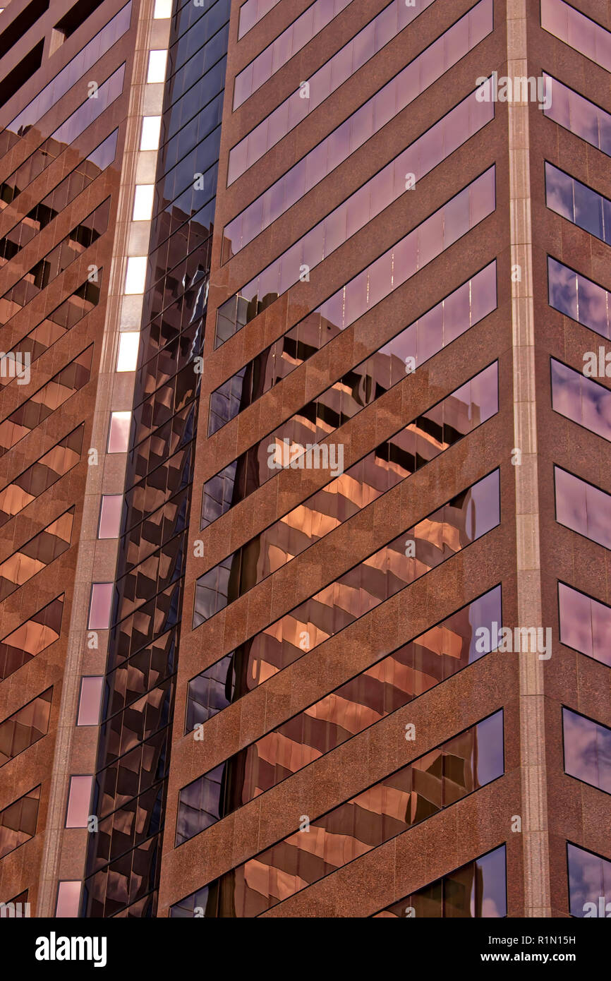 Building Reflections in Downtown Phoenix Stock Photo - Alamy