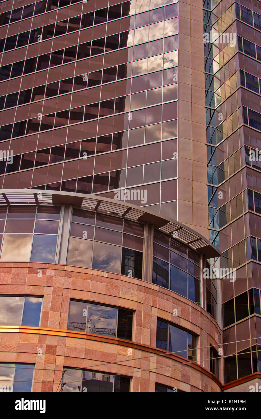 Building Reflections in Downtown Phoenix Stock Photo - Alamy