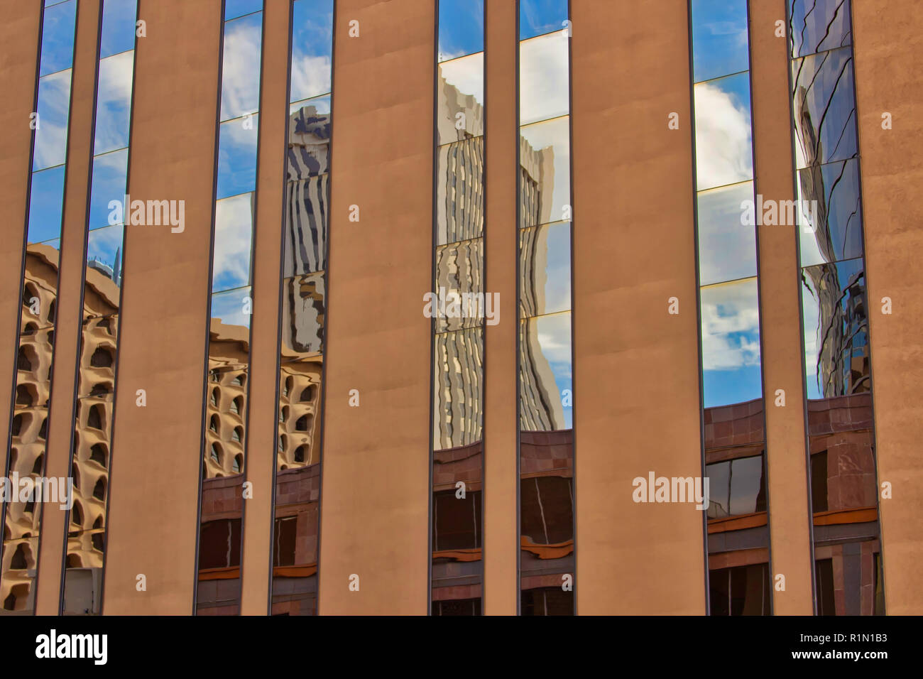 Building Reflections in Downtown Phoenix Stock Photo - Alamy