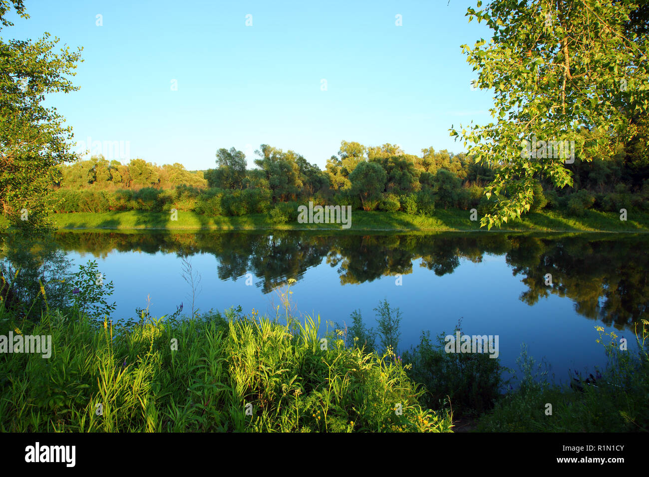 Summer and river background hi-res stock photography and images - Alamy