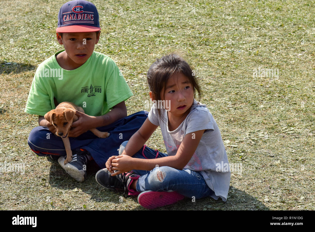 Indigenous Kids, Northern Quebec, Canada Stock Photo - Alamy