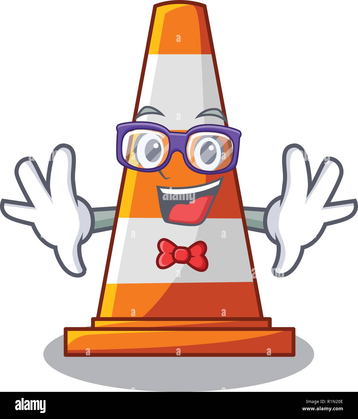 Traffic Cone Cartoon