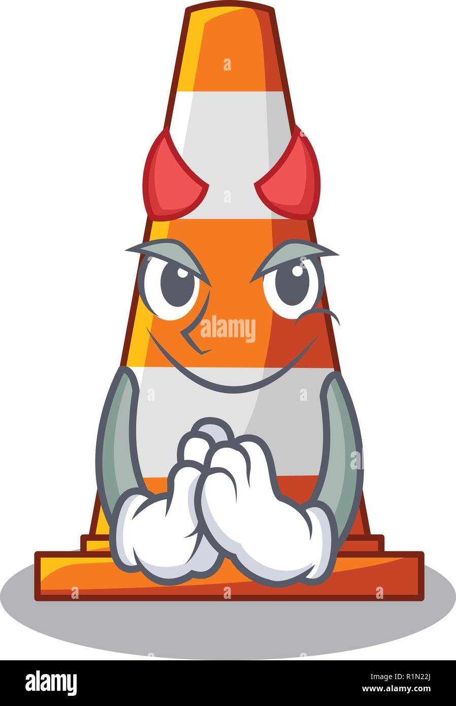 Traffic cone funny Stock Vector Images - Alamy