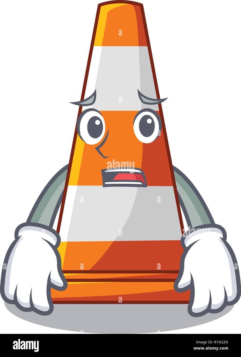 Traffic cone funny Stock Vector Images - Alamy
