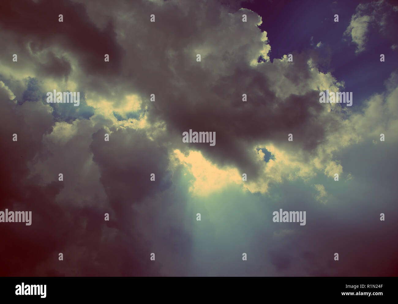 Retro light rays hi-res stock photography and images - Alamy