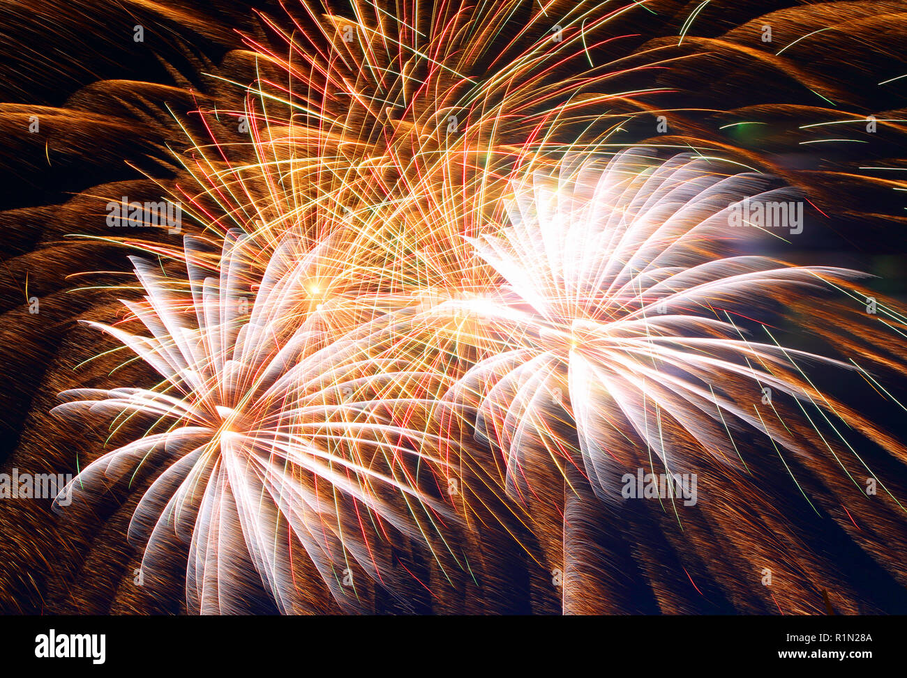 Beautiful fireworks hi-res stock photography and images - Alamy