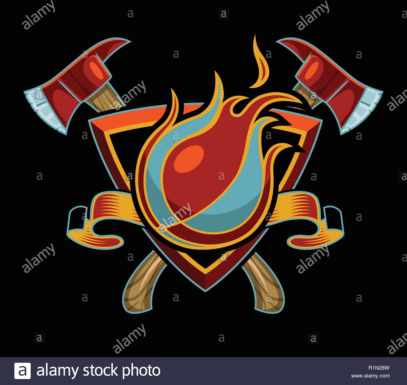 Axes Stock Vector Images - Alamy