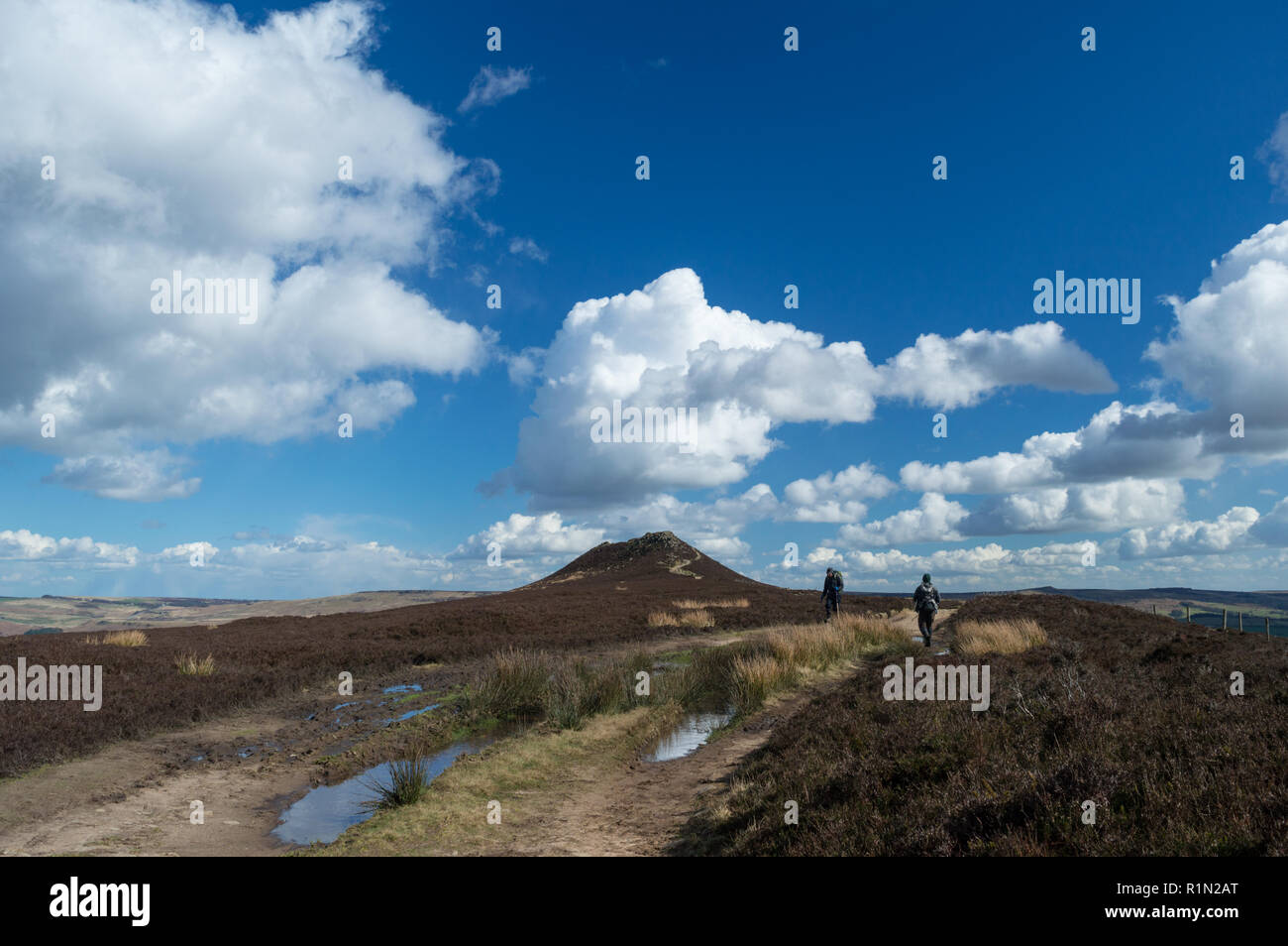 The Peak of Win Hill in the Peak District, Derbyshire Stock Photo - Alamy